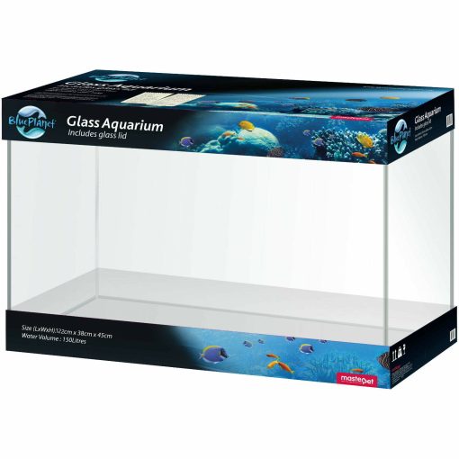 Aquarium Central -Blue Planet Glass Aquarium 4ft 122 x 38 x 45cm 208 ...